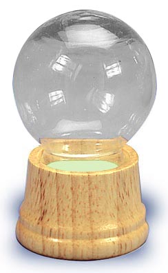 National Artcraft Water Globe Kits with Wood Base - National Artcraft