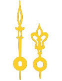 Clock Hands For 3-1/2" to 5" Diameter Dials - National Artcraft