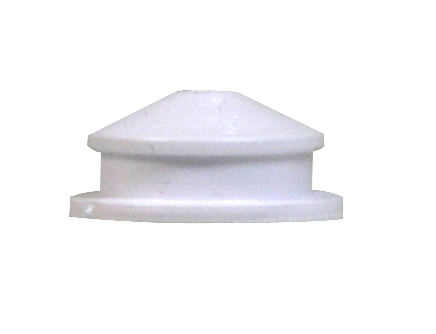 White Plastic Stoppers - White - National Artcraft