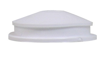 White Plastic Stoppers - White - National Artcraft