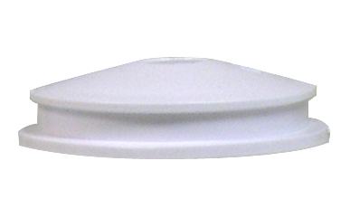 White Plastic Stoppers - White - National Artcraft