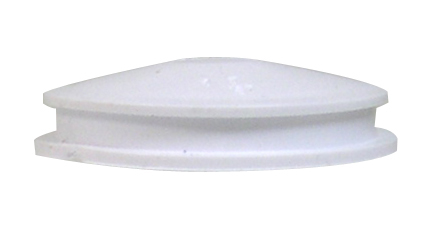 White Plastic Stoppers - White - National Artcraft