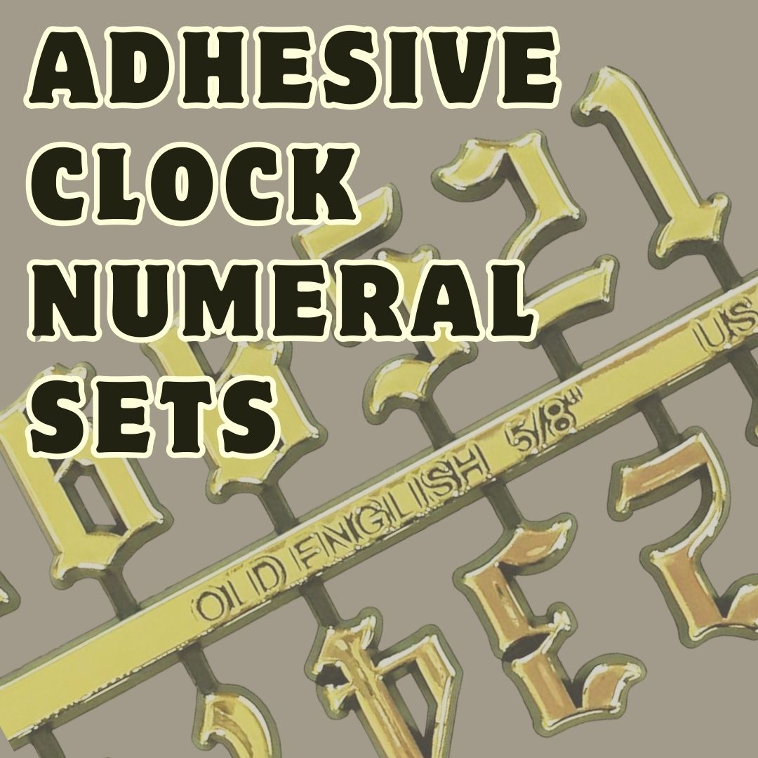 Clock Numerals - SELF STICK - National Artcraft
