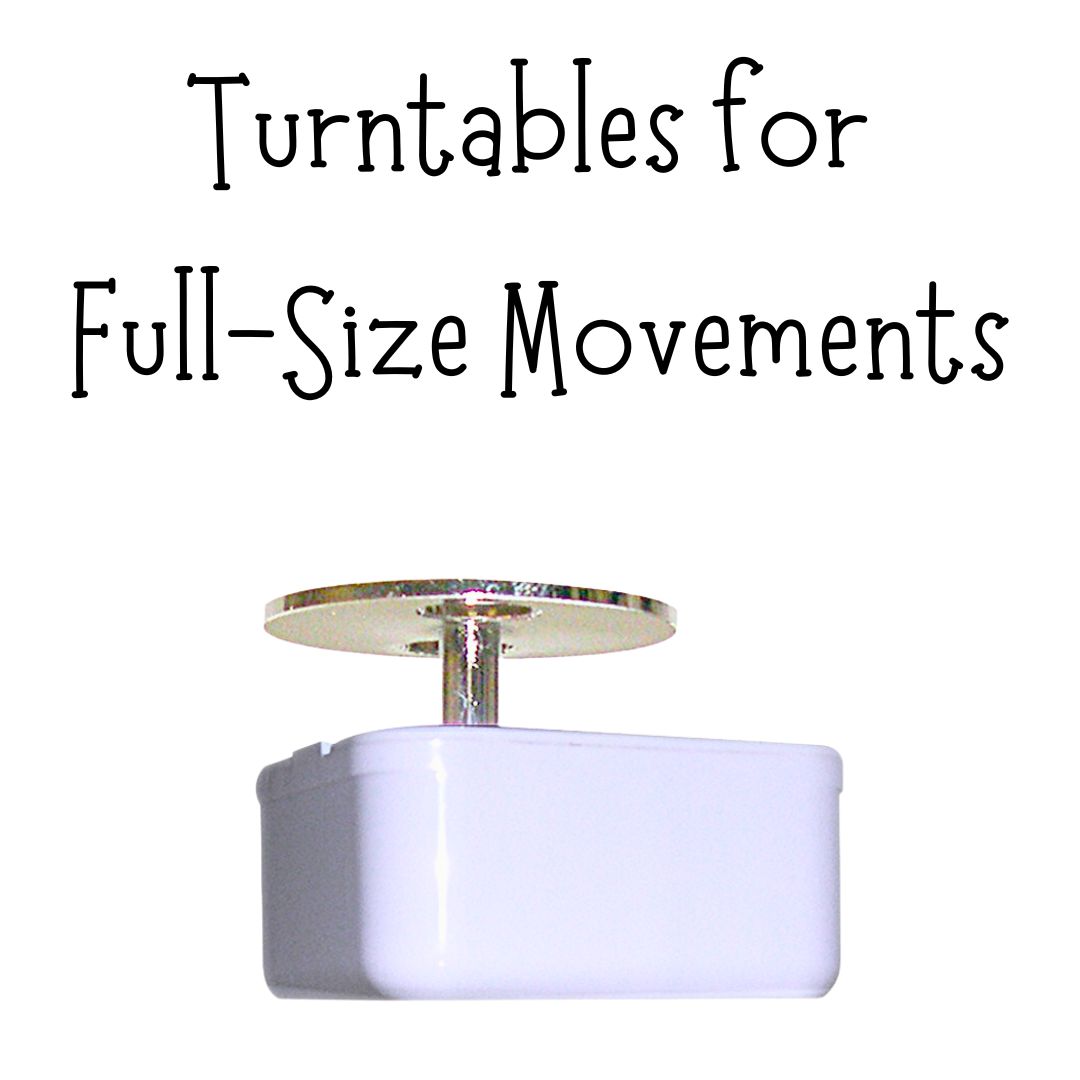 TURNTABLES For FULL-SIZE Windup Musical Movements - National Artcraft