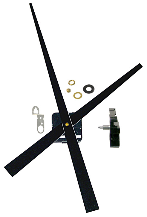 Clock Movements With Long Hands - For Large Dials - National Artcraft