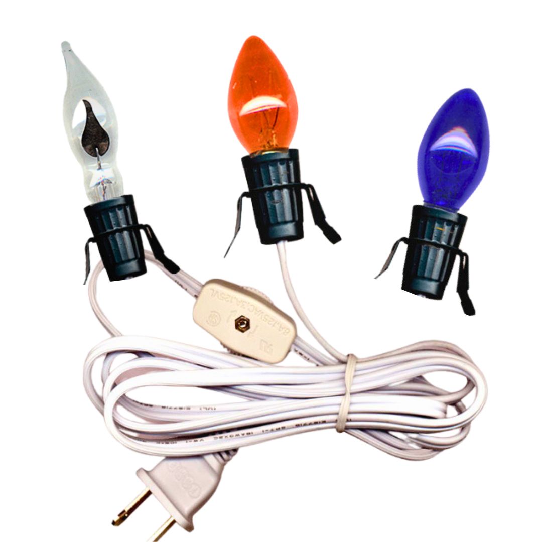 National Artcraft Lamp Cord Sets for Holiday Ceramic Houses, Figurines ...