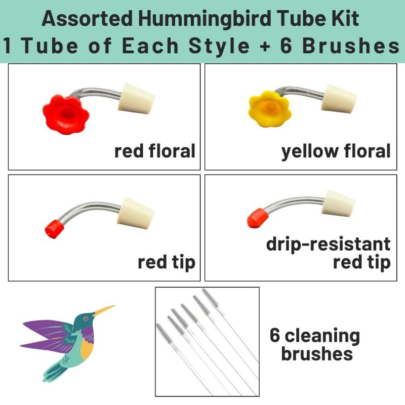 Hummingbird Feeder Tubes & Parts - National Artcraft