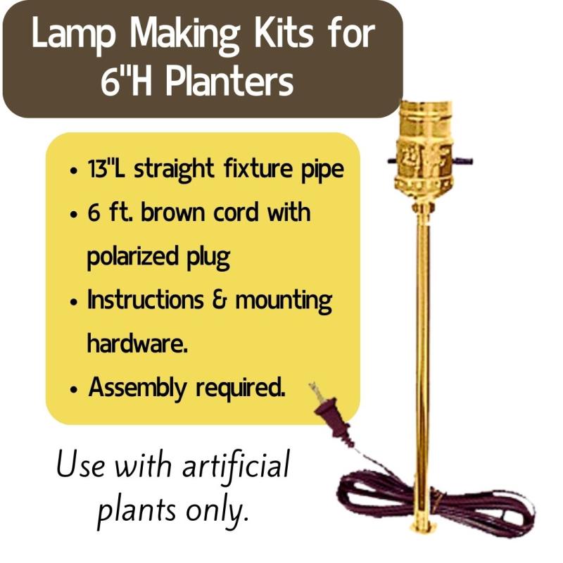 Lamp Making Kits with Medium Edison E26 Sockets - National Artcraft