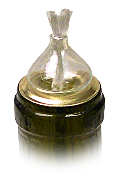 National Artcraft Brass Finish Holder for Glass Wick Insert - National ...