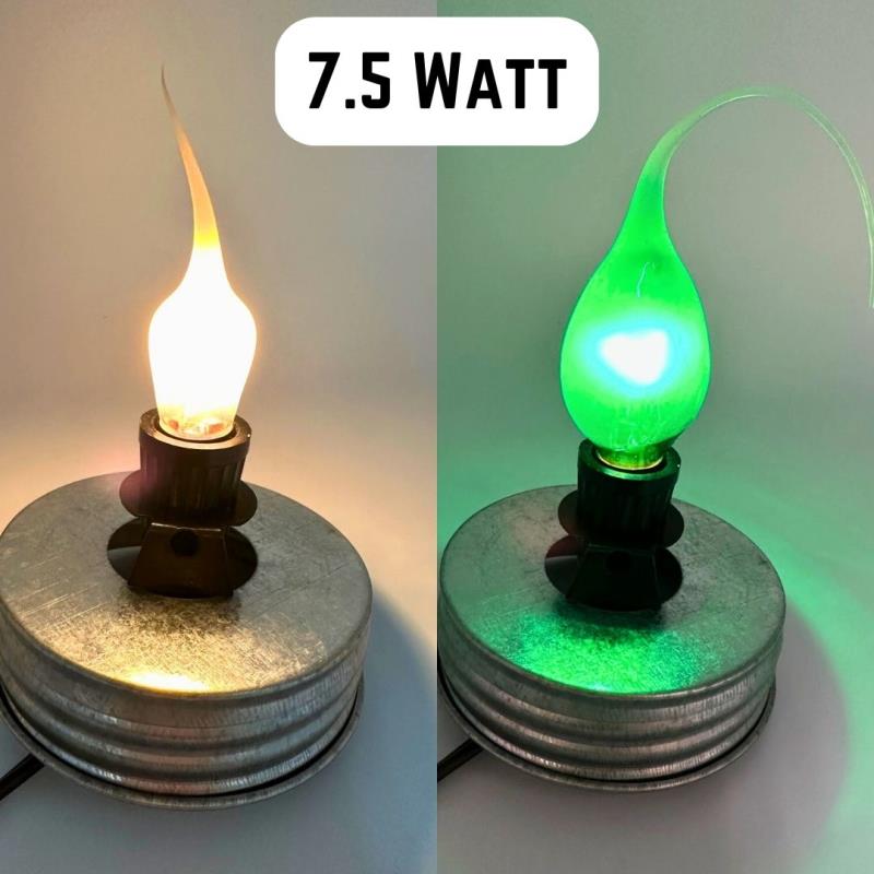 Silicone Dipped C7 Light Bulbs with Candelabra Base - National Artcraft