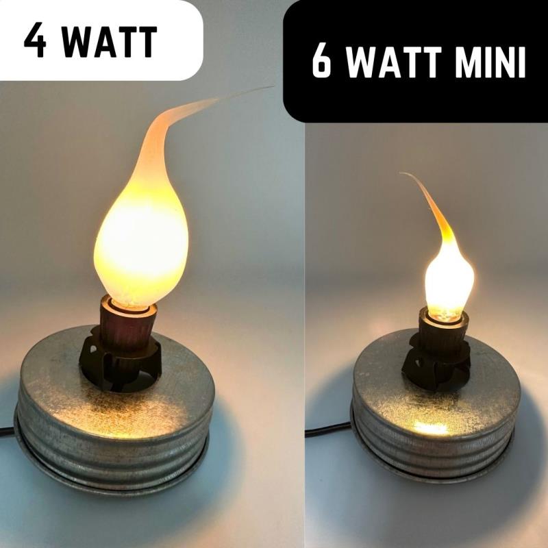 Silicone Dipped C7 Light Bulbs with Candelabra Base - National Artcraft