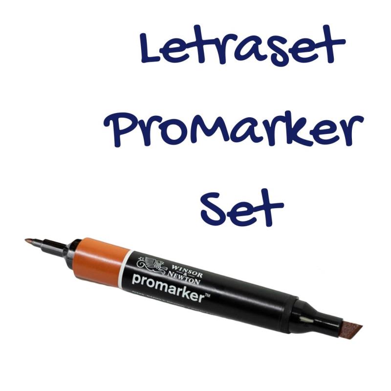 Letraset ProMarker Color Ink Markers MUTED Tones - National Artcraft
